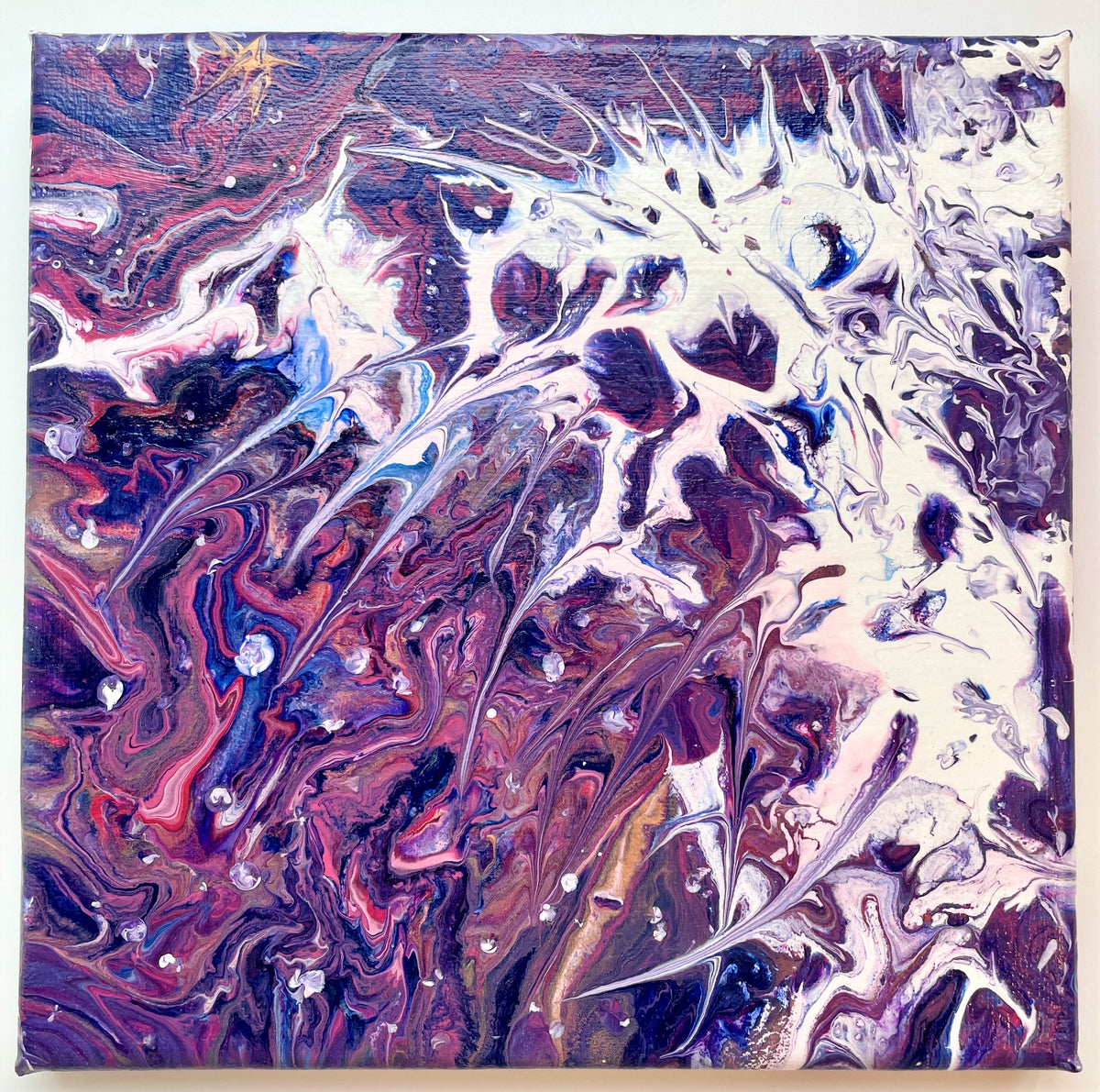 Acrylic Pour Painting - Strayed Splash | eDgE dEsiGn London