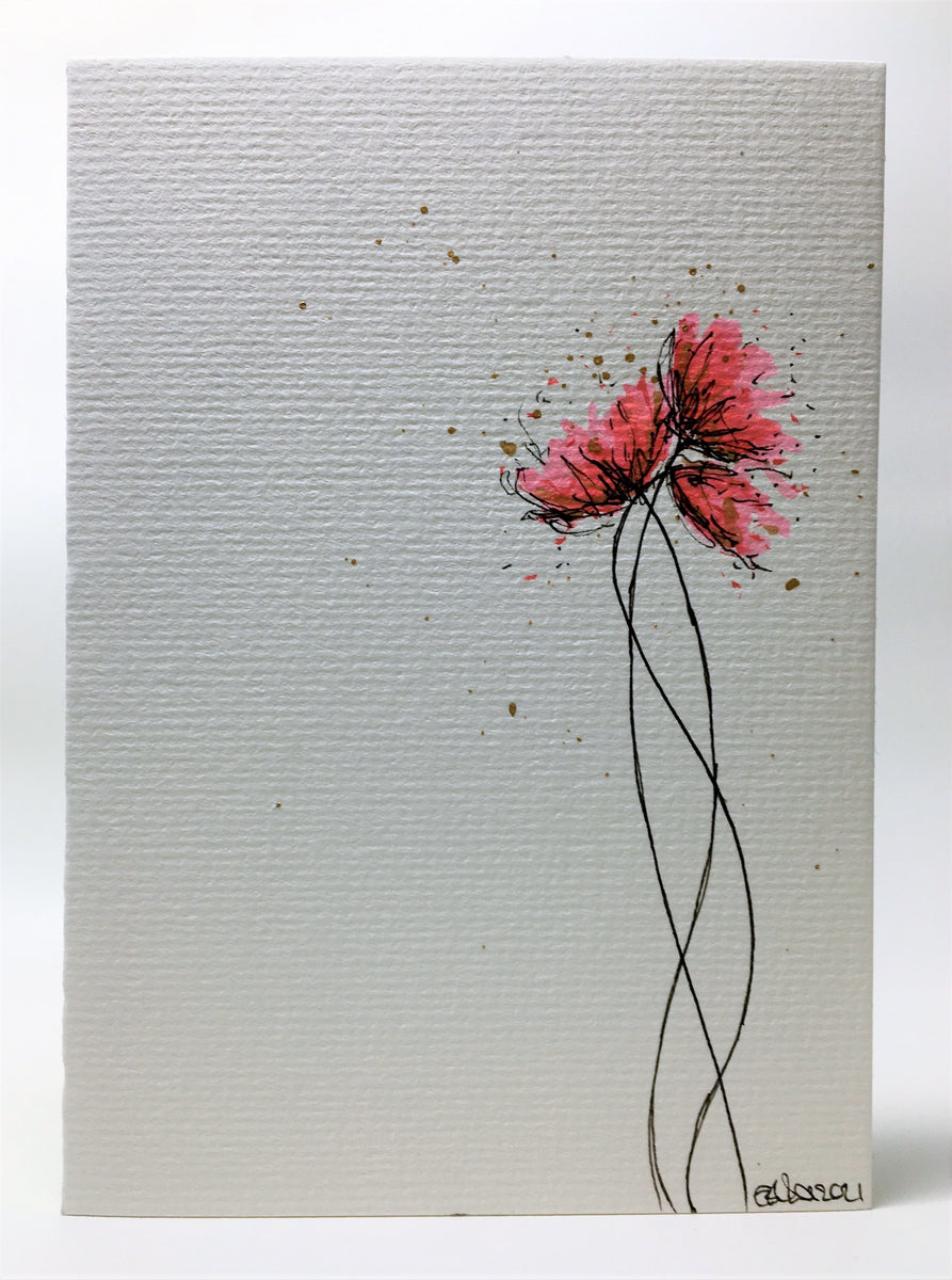 Original Hand Painted Greeting Card | eDgE dEsiGn London